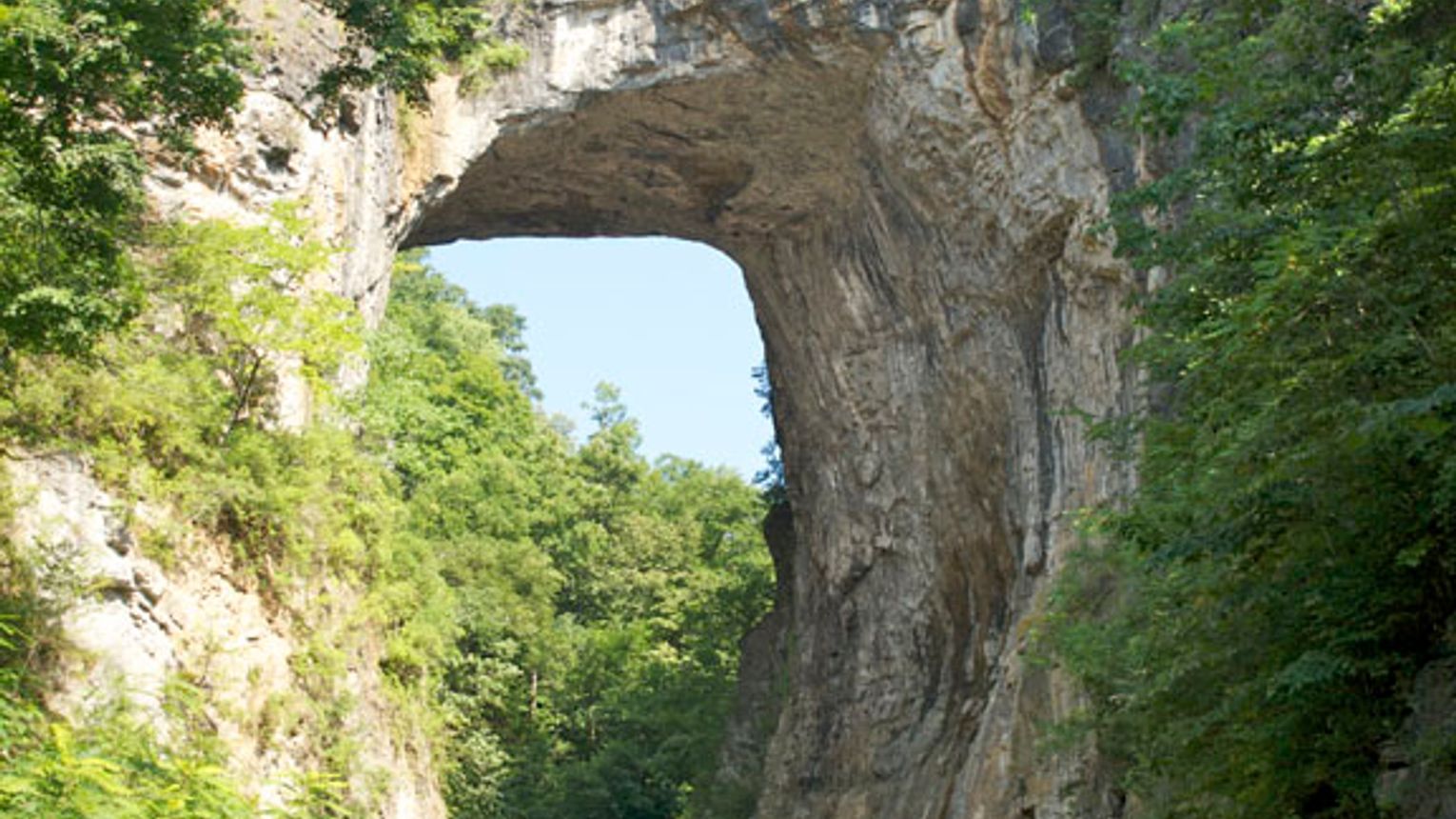 See the massive Natural Bridge, the centerpiece of Natural Bridge State ...